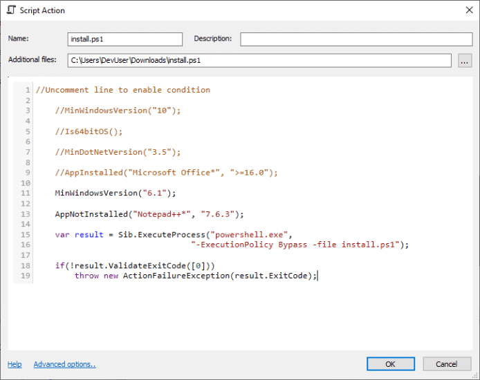 Silent Install Builder
