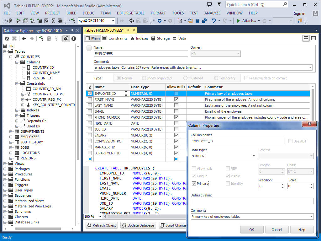 dbForge Fusion for Oracle （英語版）