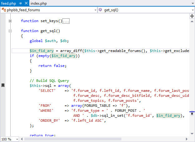 PHP Tools for Visual Studio