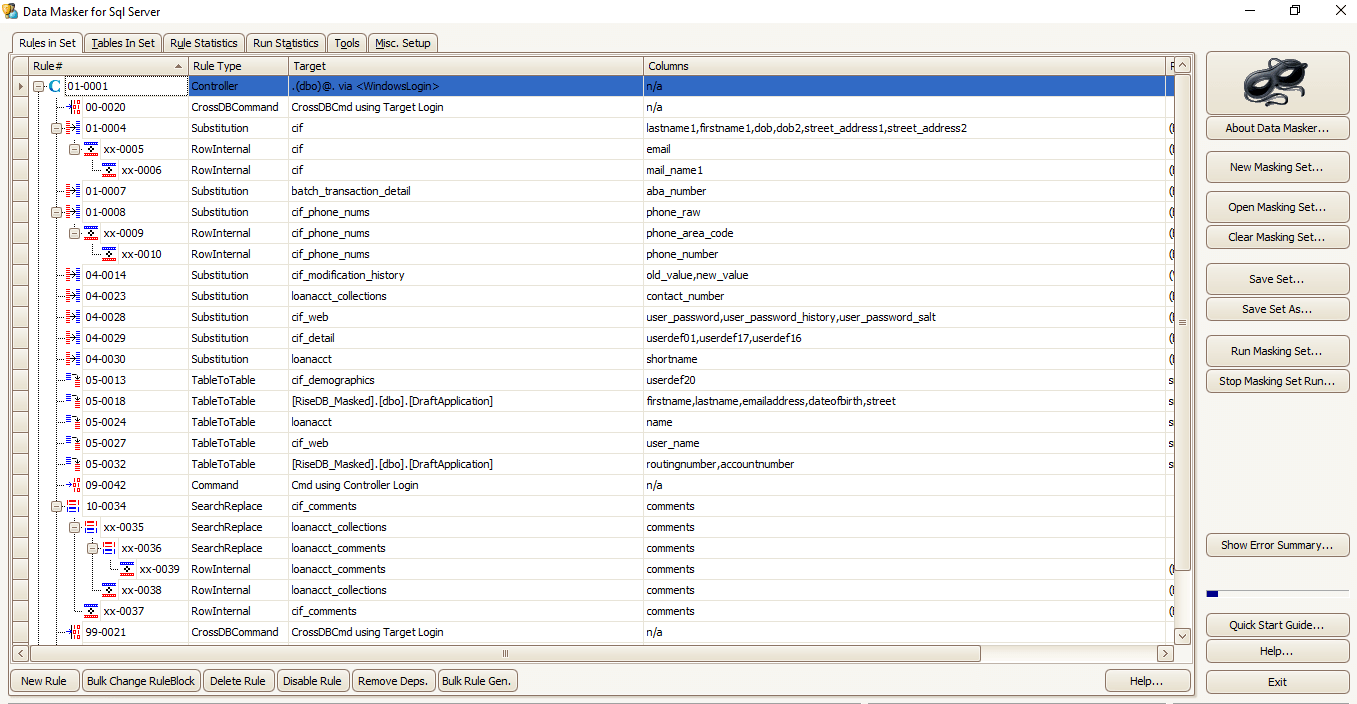Data Masker for SQL Server