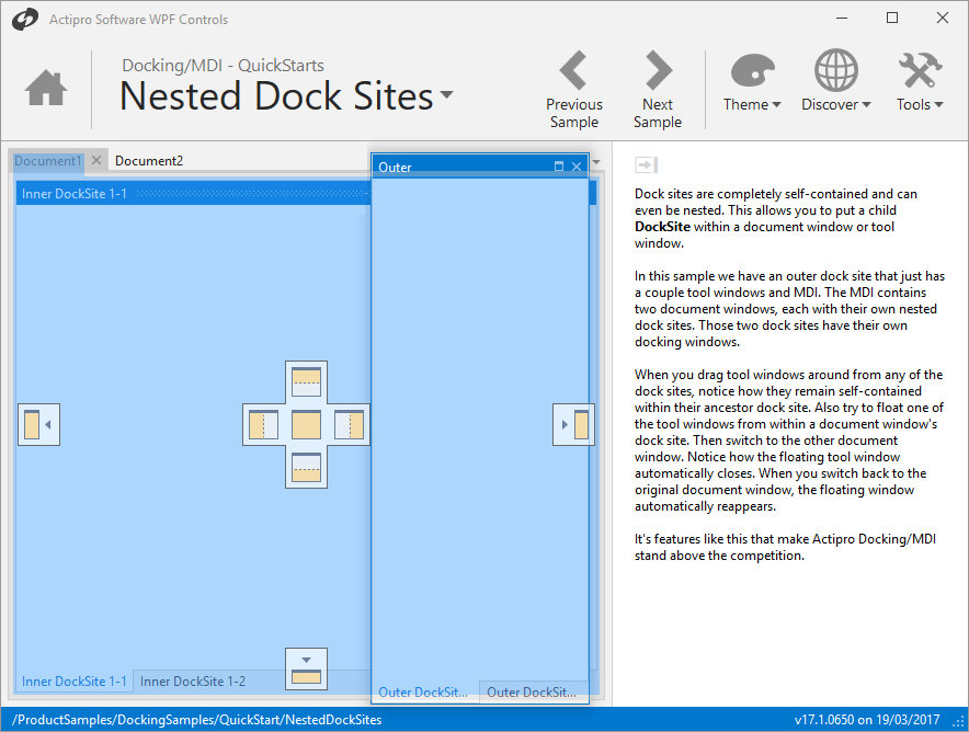 Actipro Docking And Mdi For Wpf