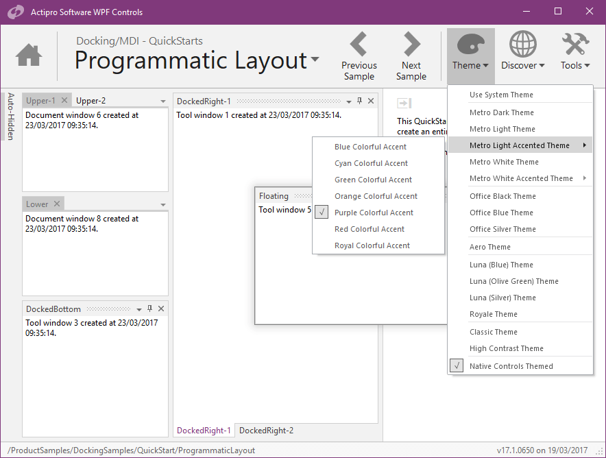 Actipro Docking & MDI for WPF