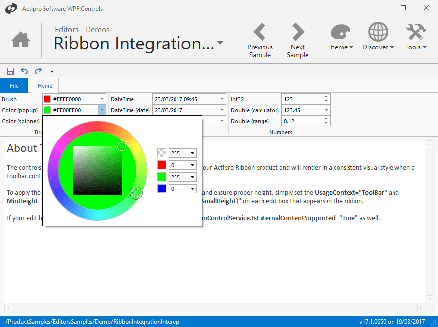 Actipro Editors For Wpf（英語版）