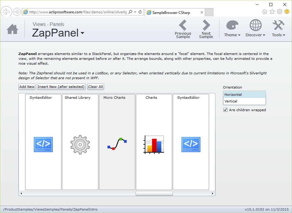 Actipro Views for Silverlight