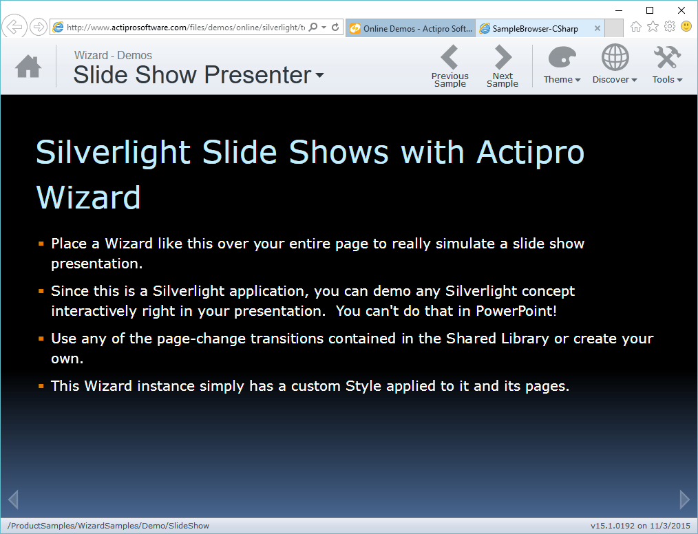 Actipro Wizard for Silverlight
