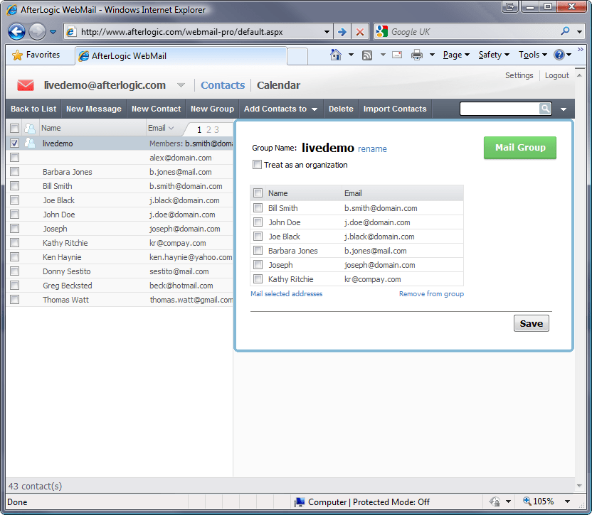 WebMail Pro for ASP.NET