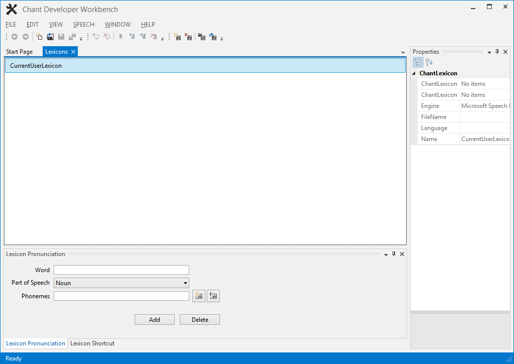 Chant LexiconKit（英語版）
