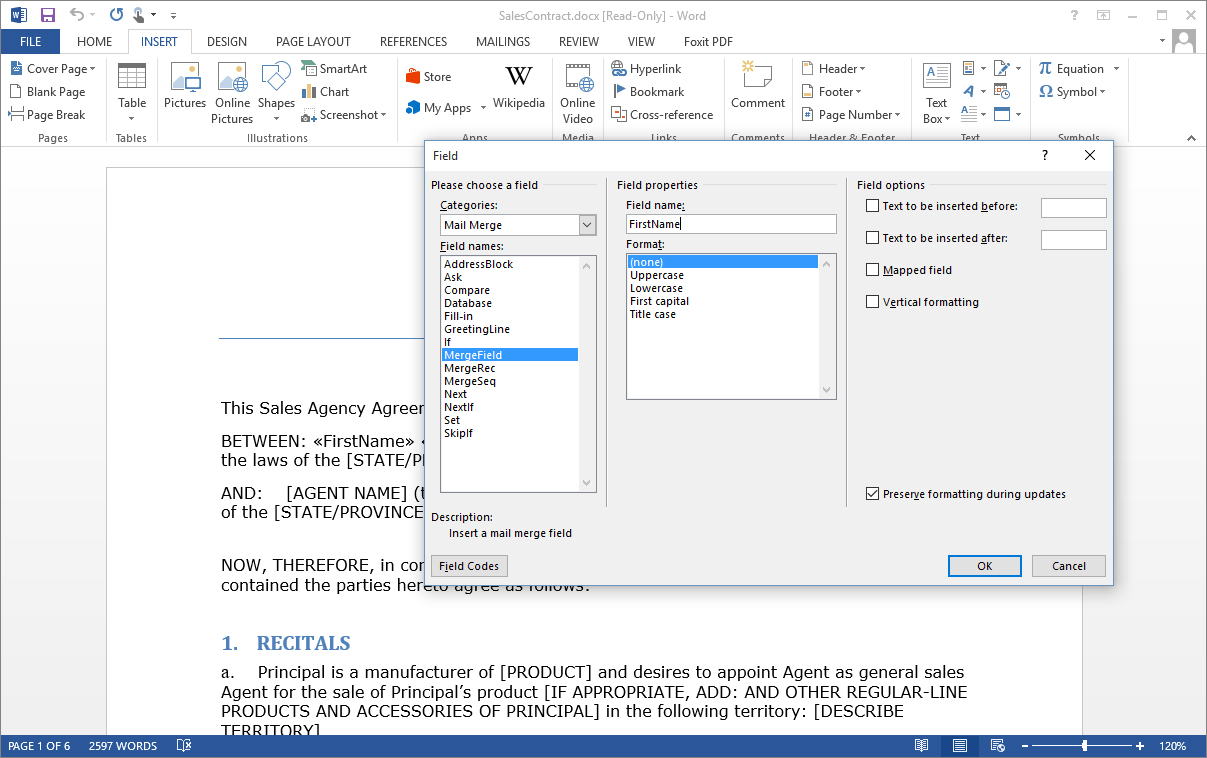 Sharepoint Document Merge