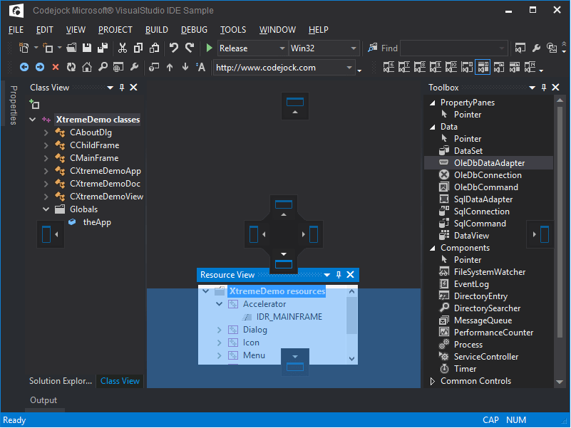 Codejock Docking Pane Activex