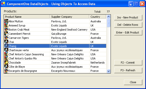 ComponentOne DataObjects for WinForms
