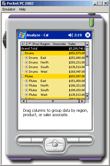 Componentone Flexgrid For Mobile Devices