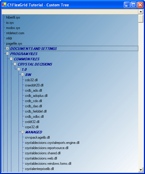 ComponentOne FlexGrid for WinForms