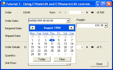 ComponentOne Input for WinForms（英語版）
