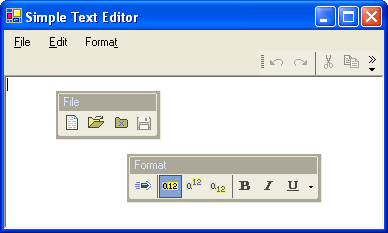 ComponentOne Menus and Toolbars for WinForms