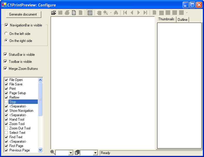 ComponentOne Preview for WinForms