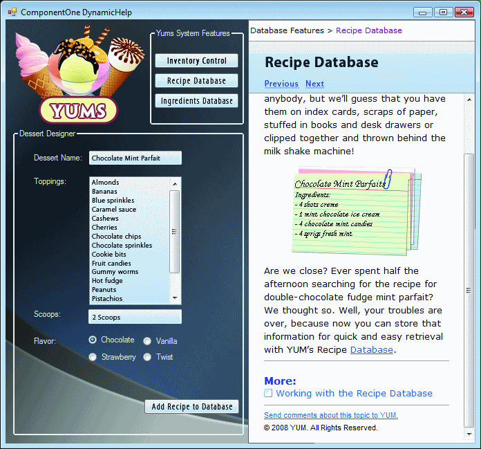 ComponentOne Studio WinForms