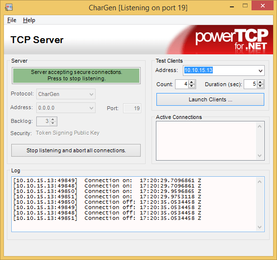 PowerTCP Sockets for .NET