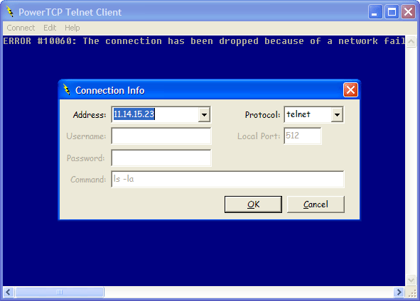 PowerTCP Telnet for ActiveX