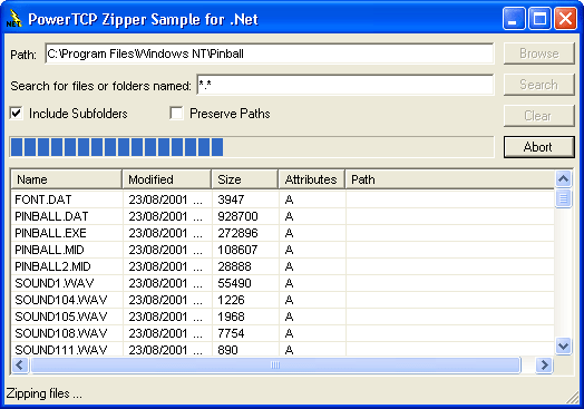 PowerTCP Zip Compression for .NET （英語版）