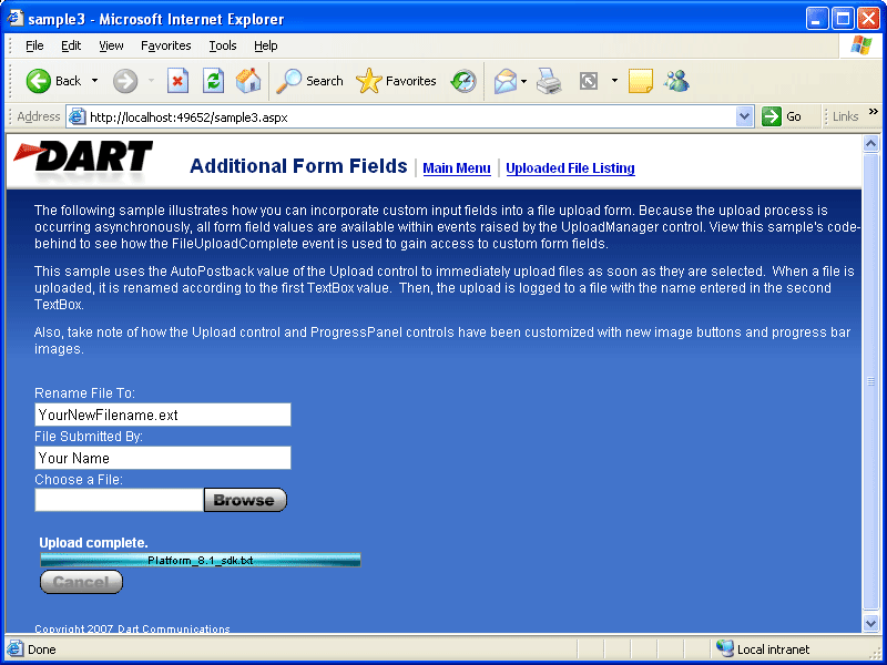 PowerWEB File Upload for ASP.NET (英語版) PowerWEB File Upload for ASP.NET (英語版)