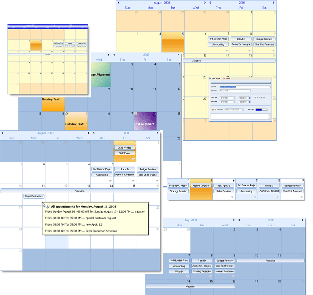 Calendar Tools for .NET