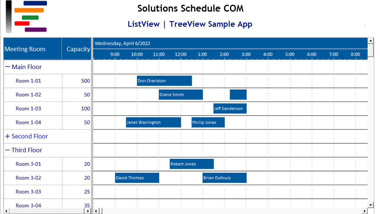 Solutions Schedule for COM