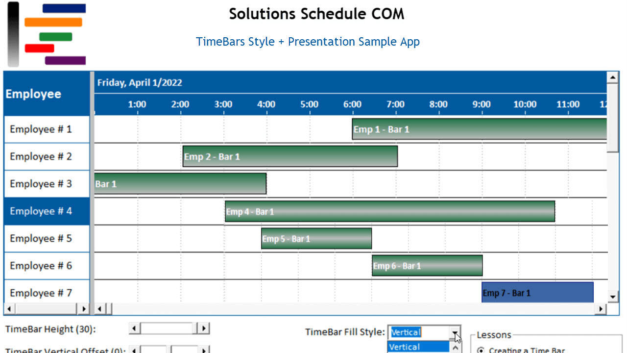 Solutions Schedule for COM