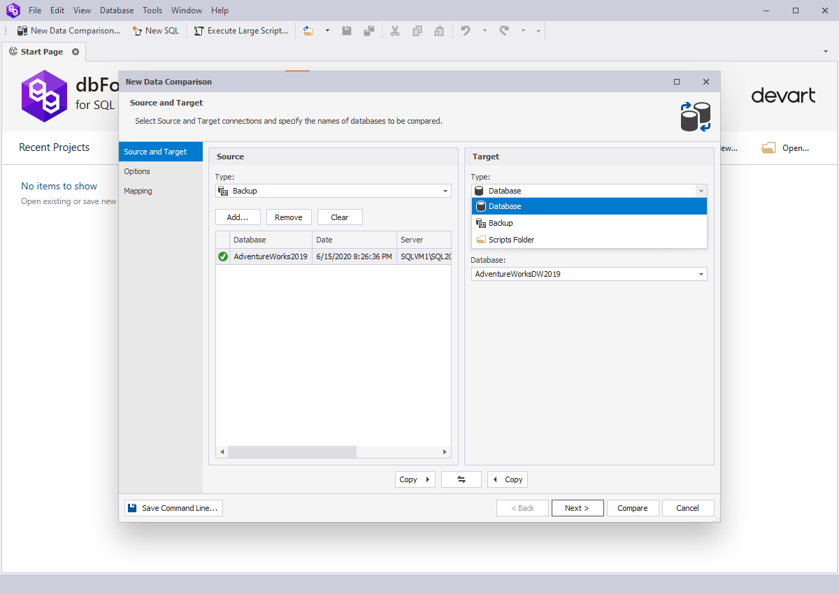 dbForge Data Compare for SQL Server