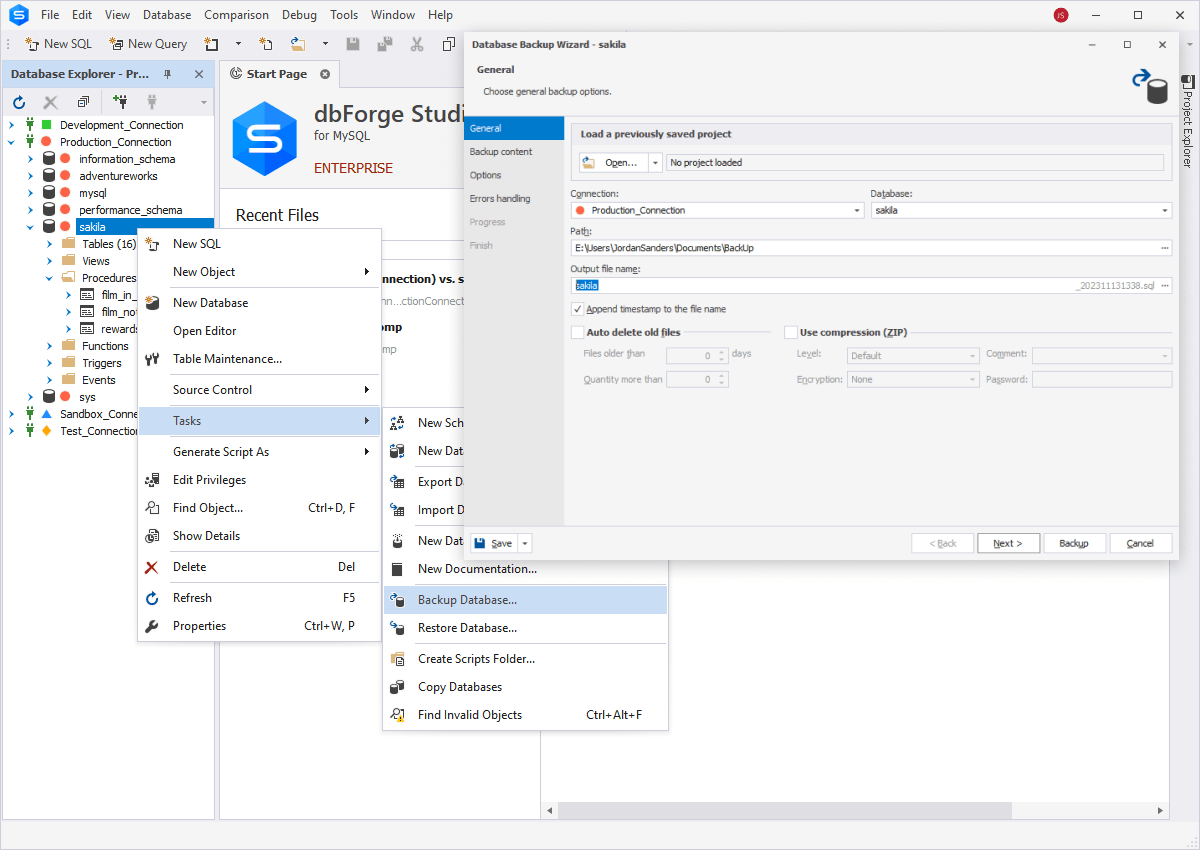 dbForge Studio for MySQL