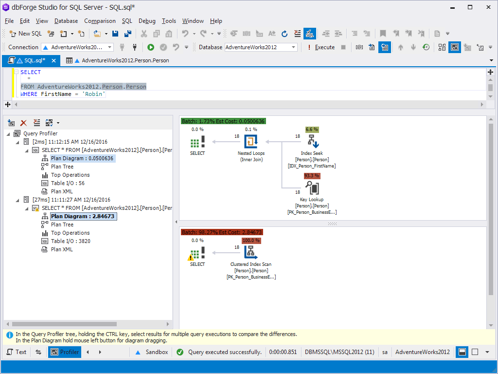 dbForge Studio for SQL Server