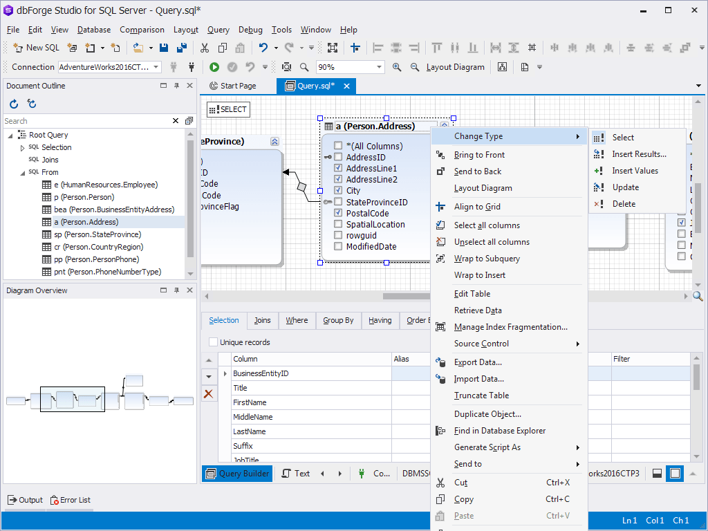 dbForge Studio for SQL Server