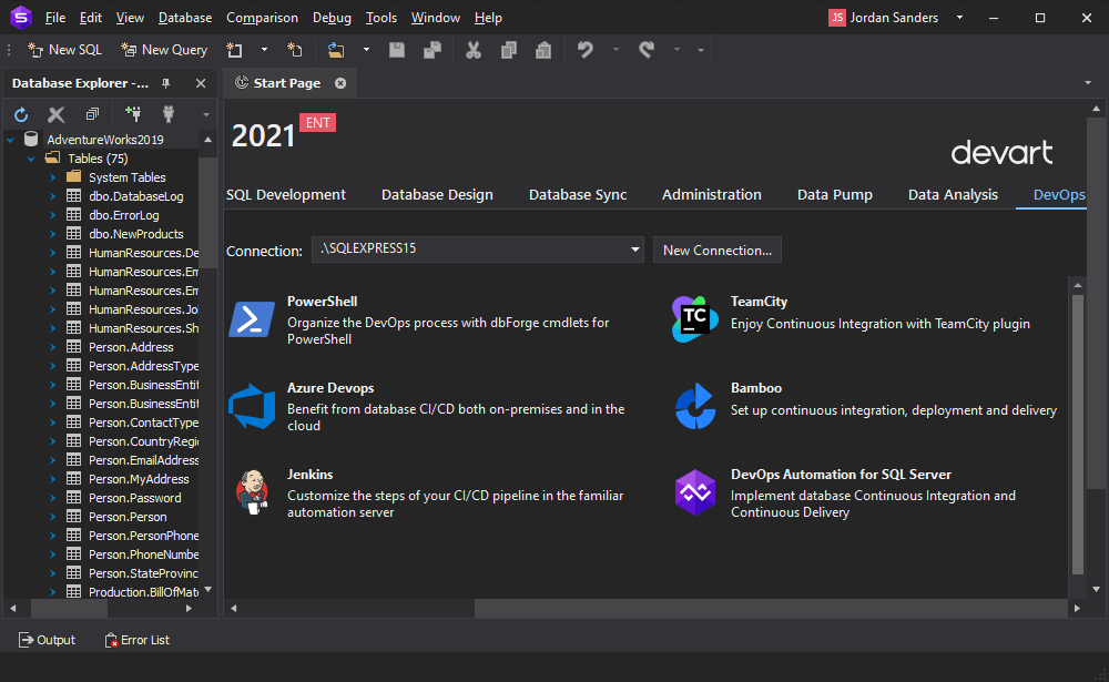 dbForge Studio for SQL Server