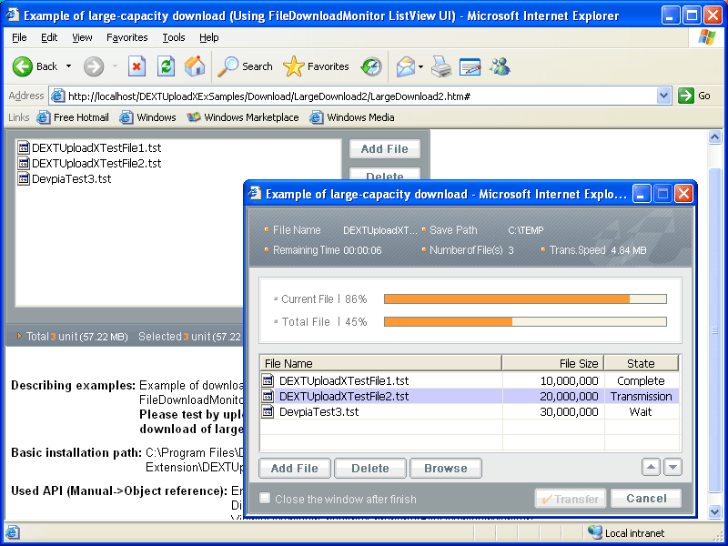 DEXTUpload Pro Extension
