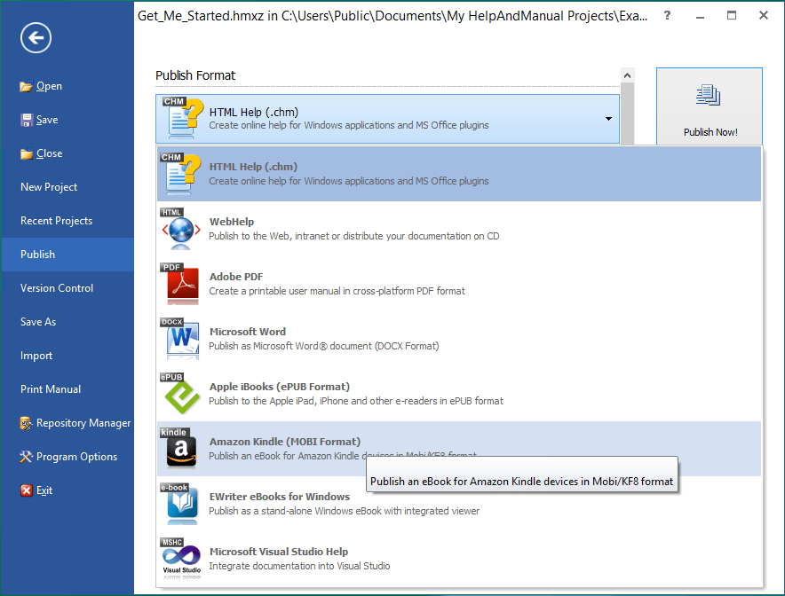 Help & Manual Professional