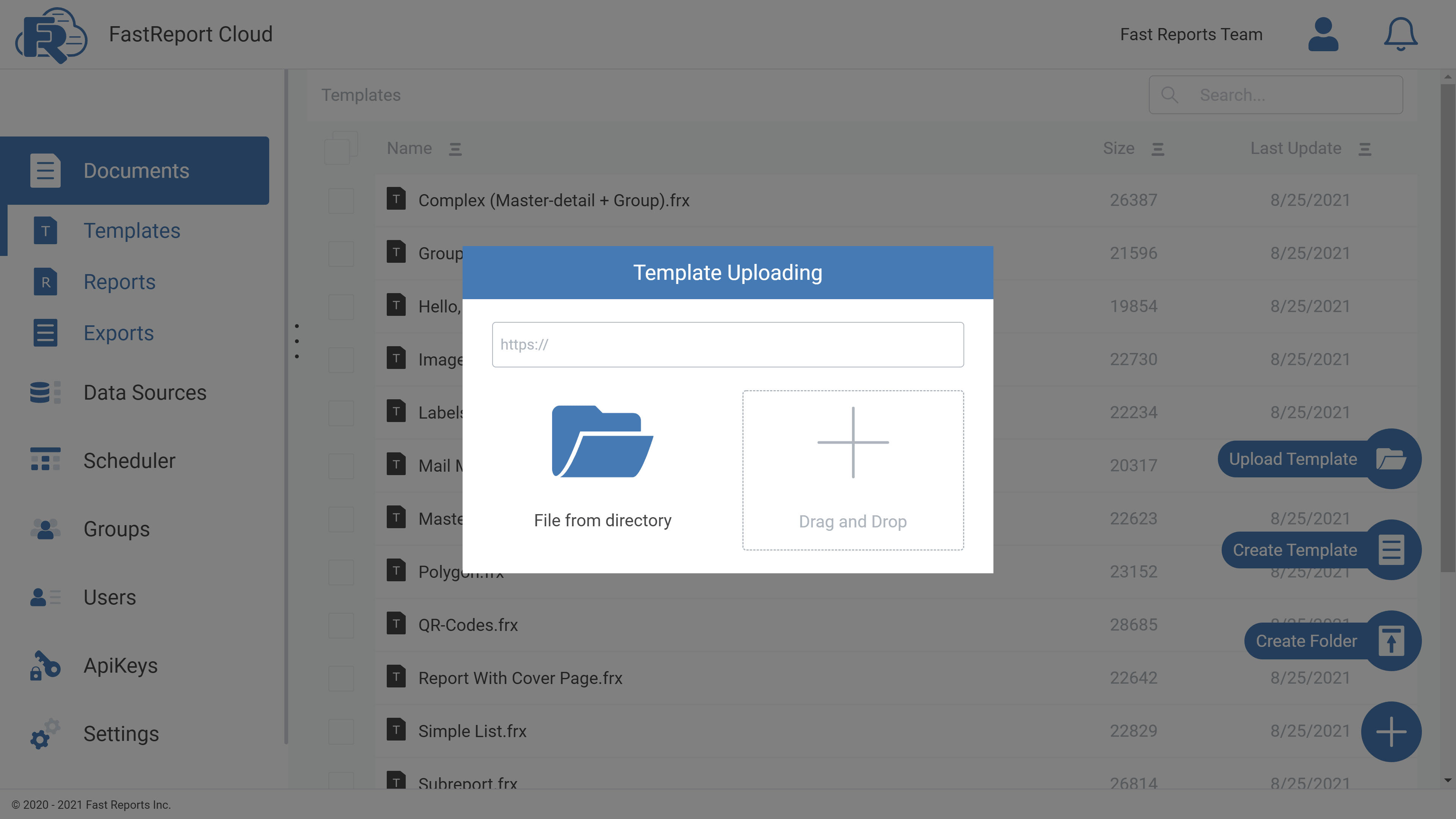 FastReport Cloud（英語版）