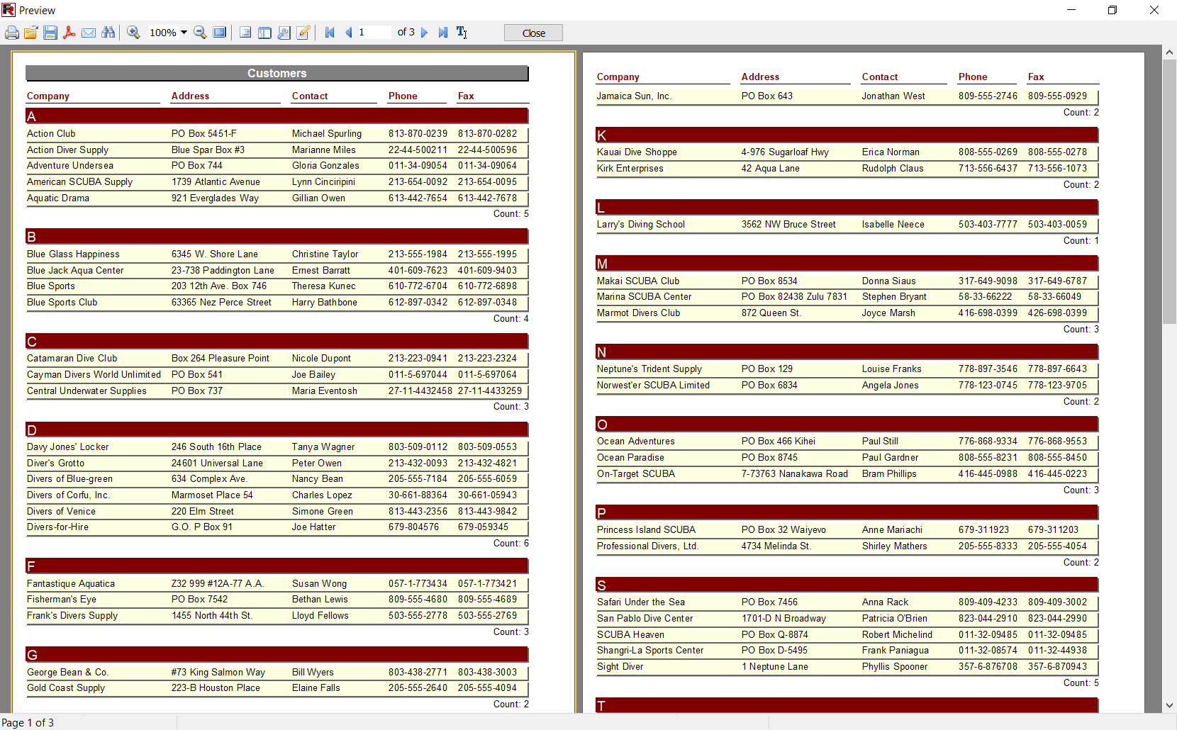 FastReport VCL Reporting