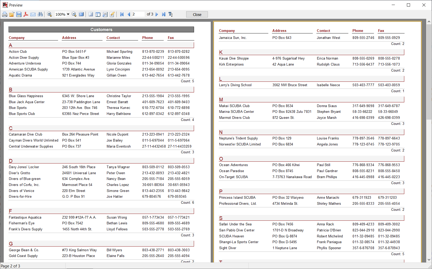 FastReport VCL Reporting