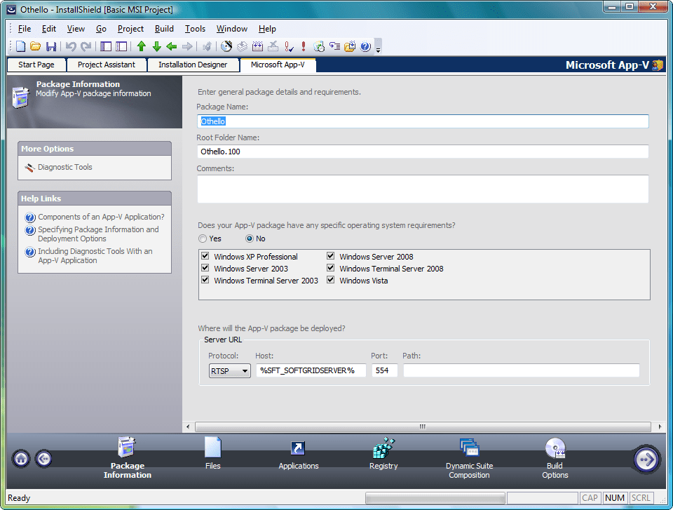 InstallShield Premier with Virtualization Pack