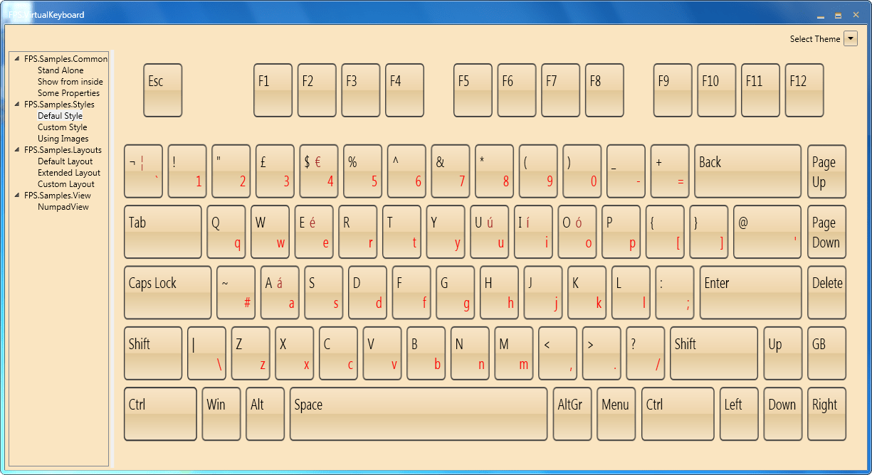 MindFusion.Virtual Keyboard for WPF