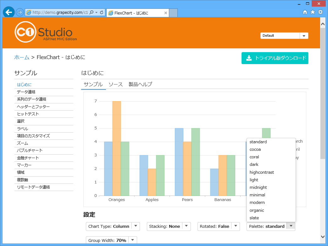 Componentone For Aspnet Mvc (日本語版)