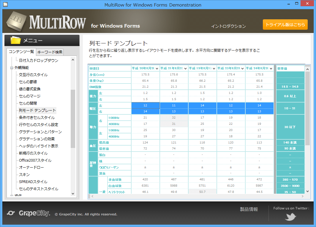 MultiRowPlus for Windows Forms（日本語版）