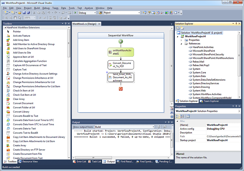 HarePoint Workflow Extensions for SharePoint
