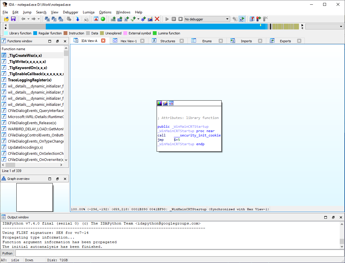 IDA Pro + Hex-Rays Decompilers