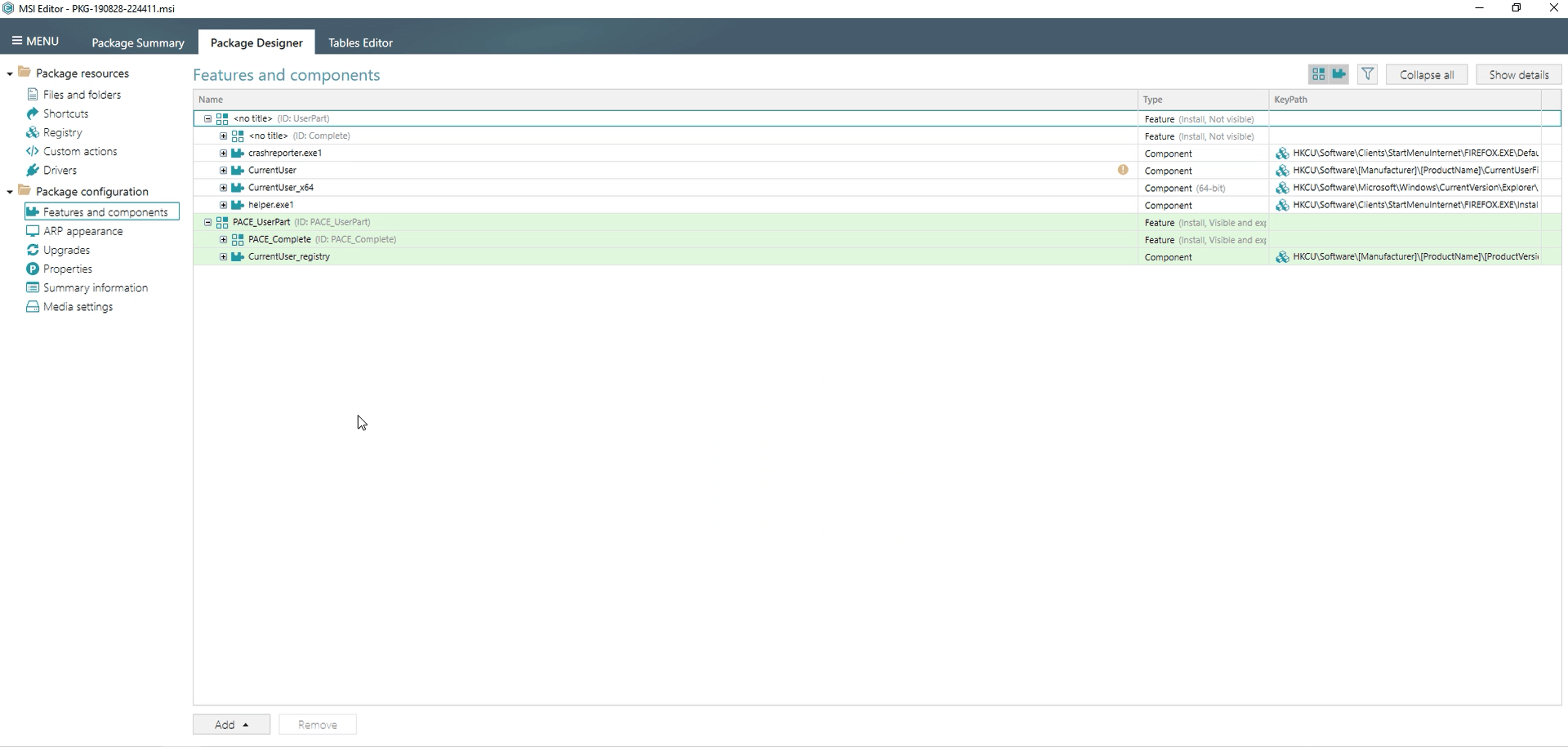 Create and edit Windows Installer (MSI/MST/MSP) packages.