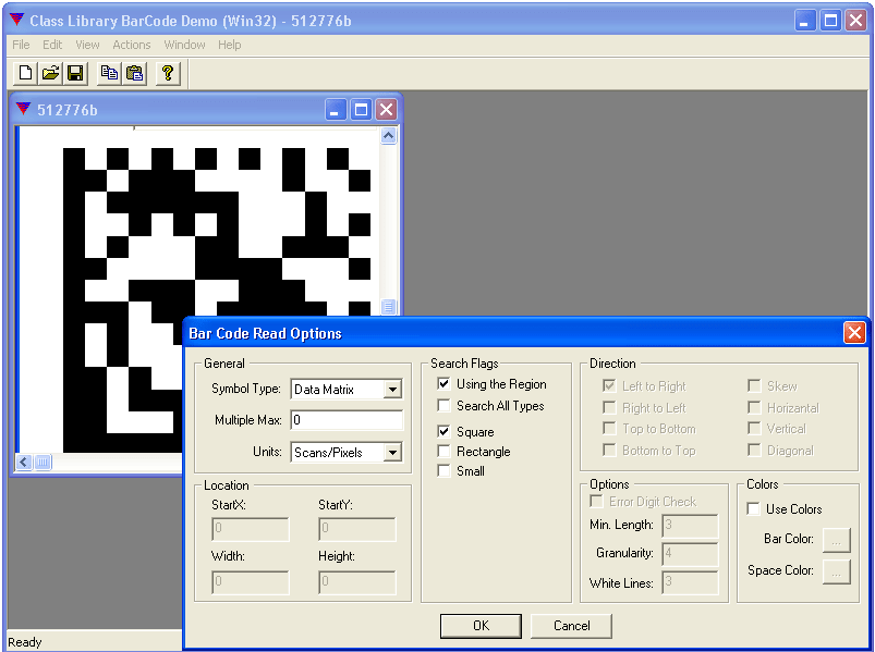 LEADTOOLS 2D Barcode Module
