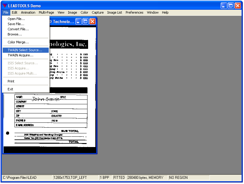 Leadtools Document Sdk（英語版）