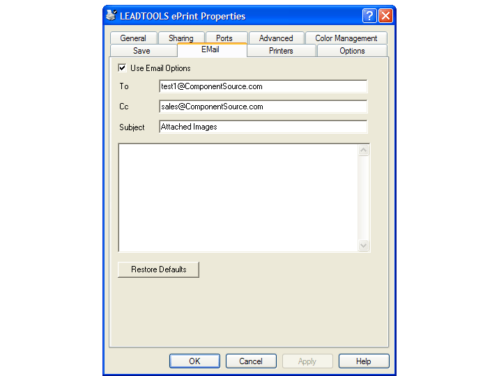LEADTOOLS ePrint Professional