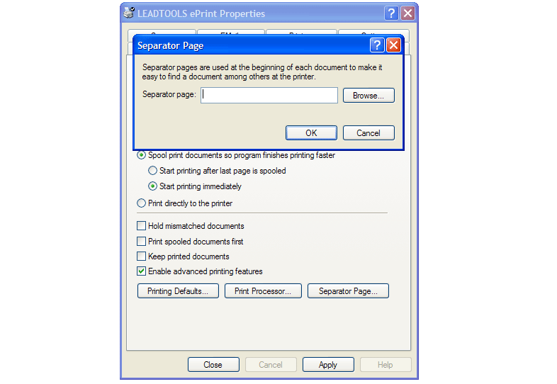 LEADTOOLS ePrint Professional