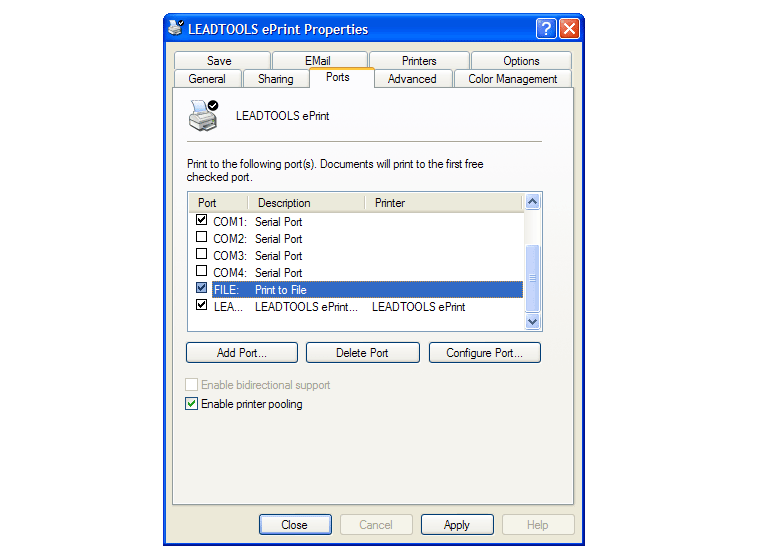 LEADTOOLS ePrint Professional