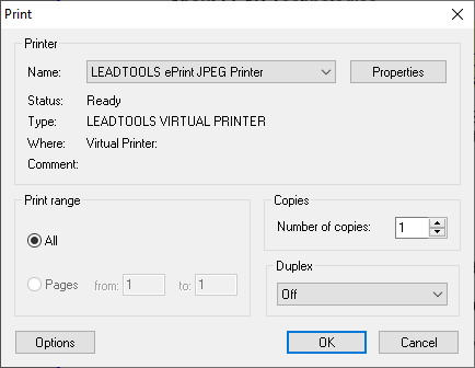 LEADTOOLS ePrint Professional